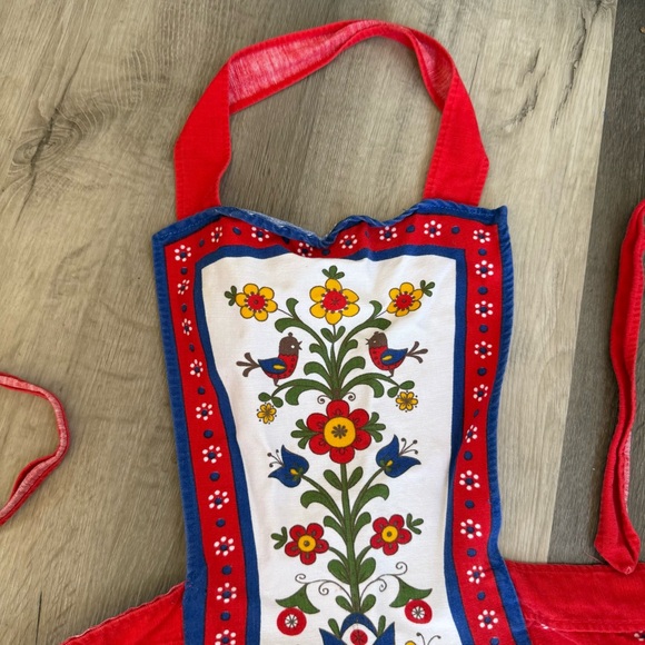 Kolf | Other | Vintage Kids Kolf Austria Folk Art Full Apron | Poshmark
